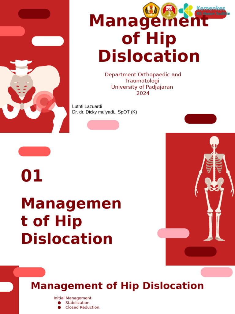Management of Hip Dislocation | PDF | Hip | Pelvis