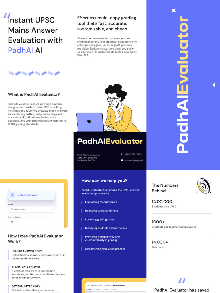 PadhAI Evaluator Brochure (1) | PDF