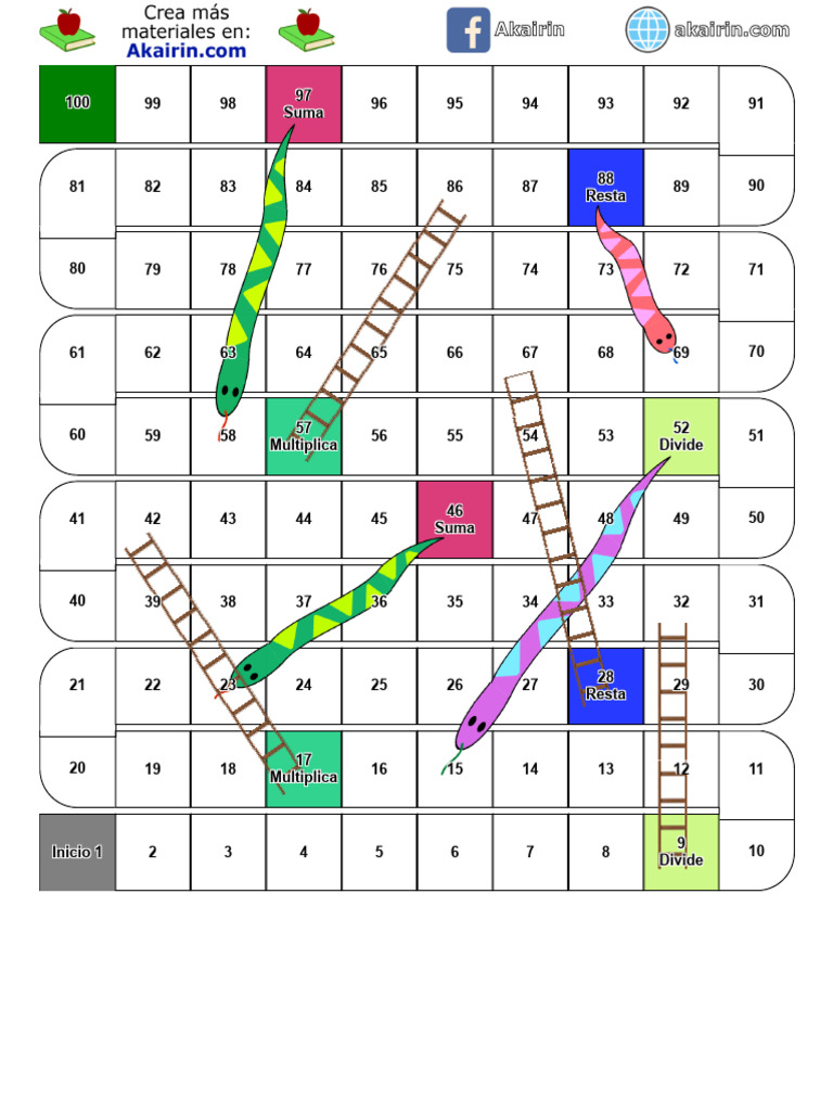 Serpiente y escaleras | PDF