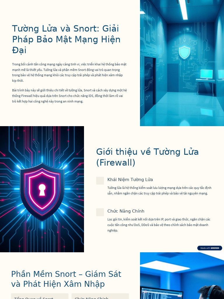 Tuong Lua Va Snort Giai Phap Bao Mat Mang Hien | PDF