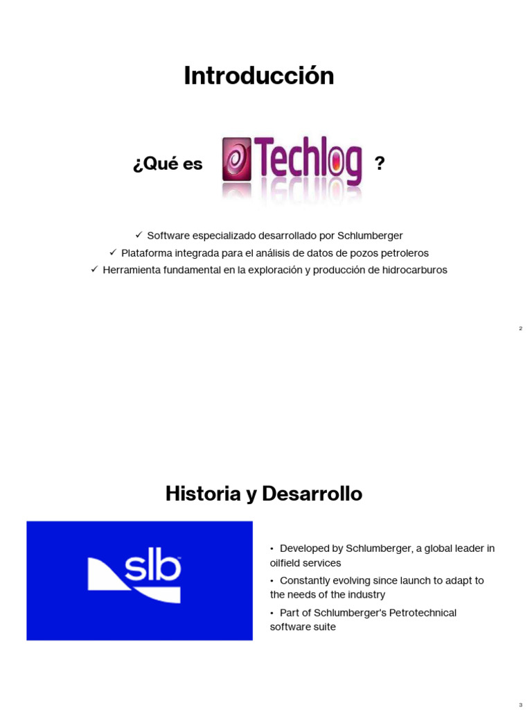 Techlog: Software Esencial para Hidrocarburos | PDF | Informática ...