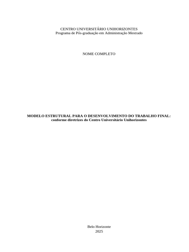 Estrutura Trabalho Final_Metodologia Qualitativa (1) | PDF | Science