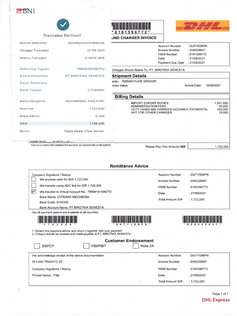 Pajak Radar Flow Sensor | PDF