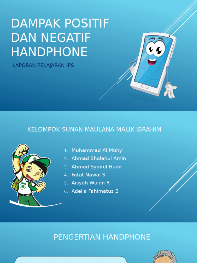 Dampak Positif Dan Negatif Handphone | PDF