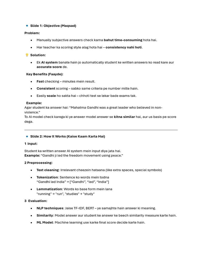 AI-Powered Student Answer Evaluation | PDF | Artificial Intelligence ...