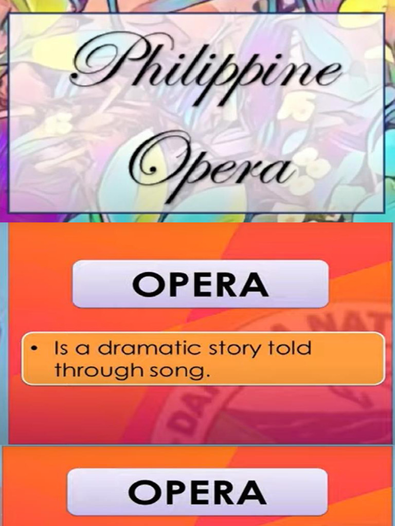 MUSIC-Lesson-4-Philippine-Opera | PDF