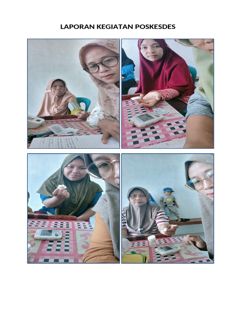 Laporan Kegiatan Poskesdes | PDF