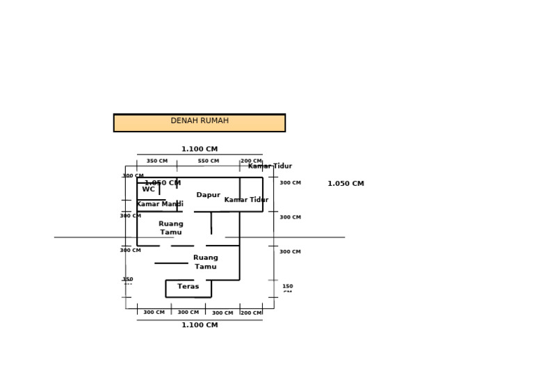 Sket Denah Rumah | PDF