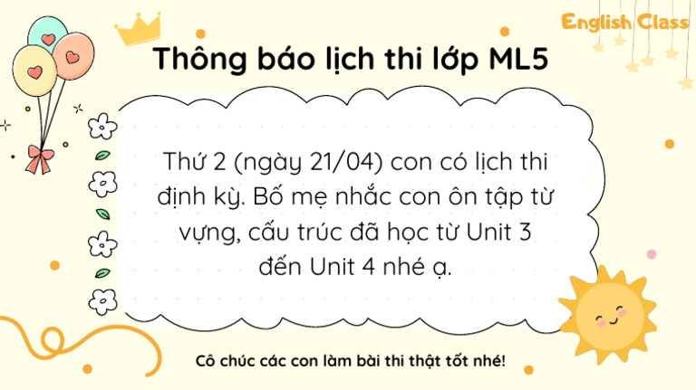 Lich Thi ML5 | PDF