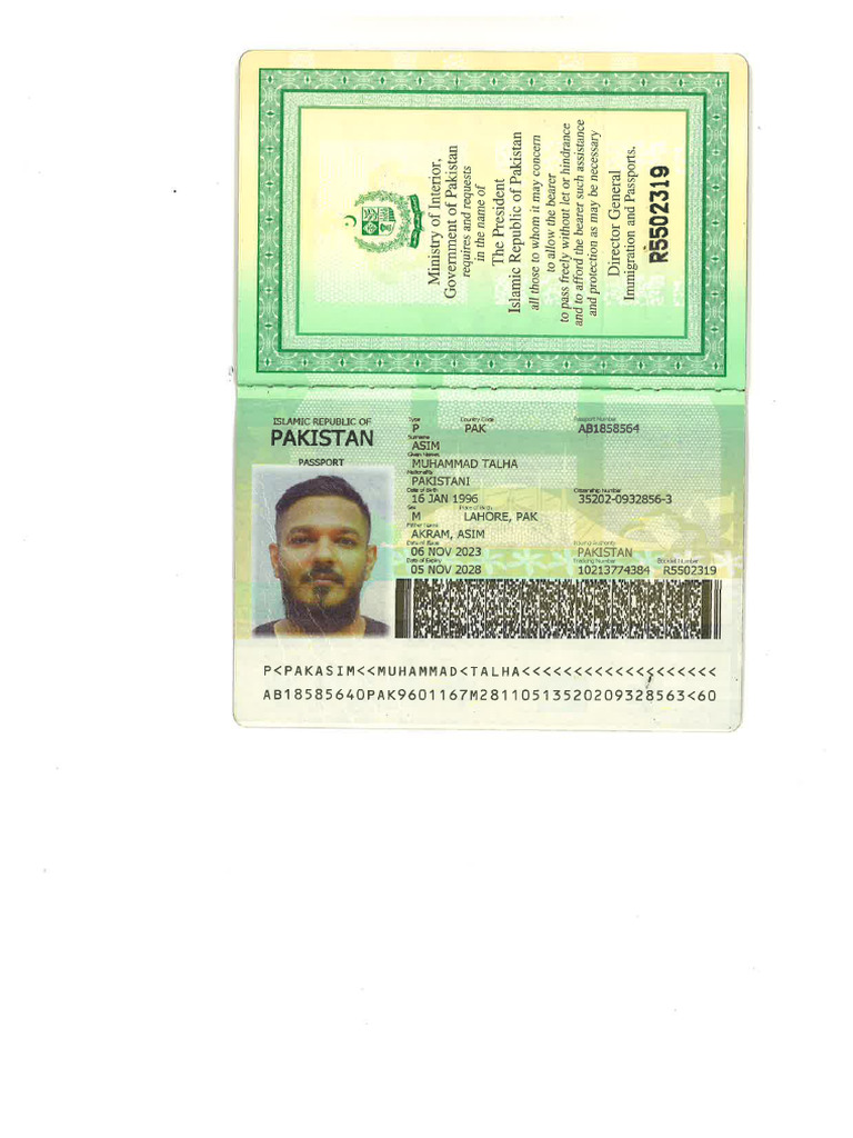 My Passport Scan | PDF