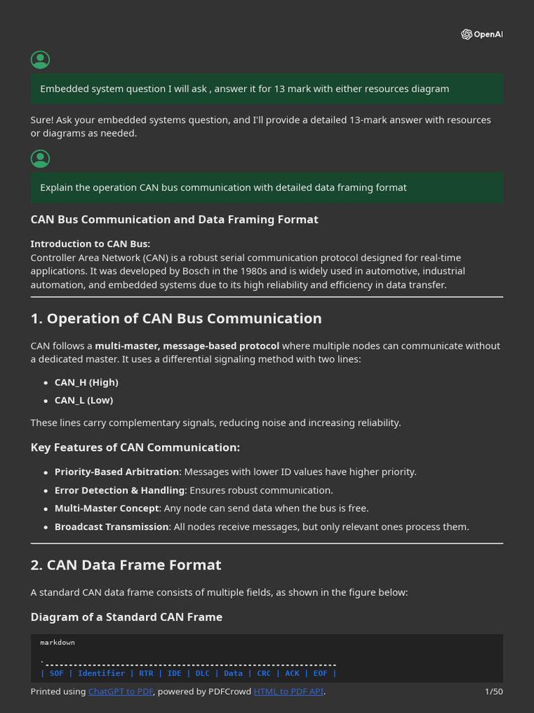 RS-422 Serial Communication_ Function & Data Bus Configuration | PDF ...