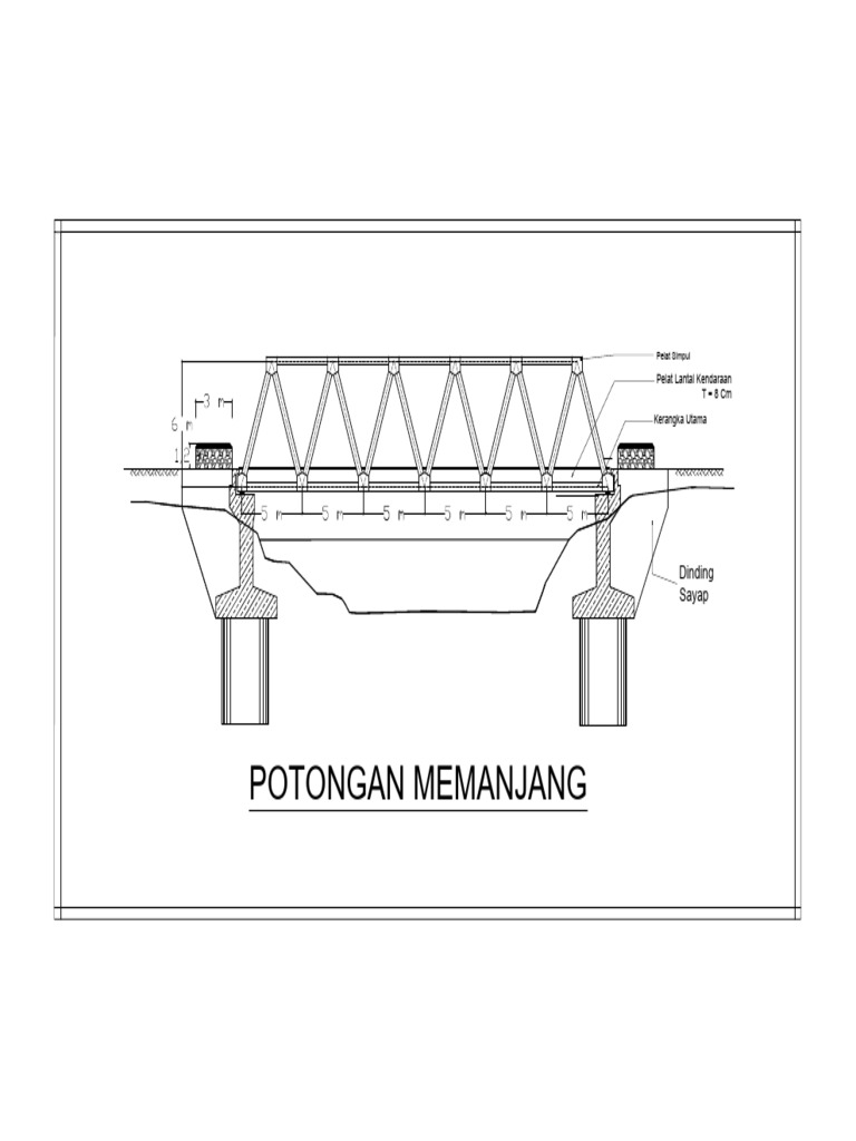 Desain Detail Jembatan Beton | PDF
