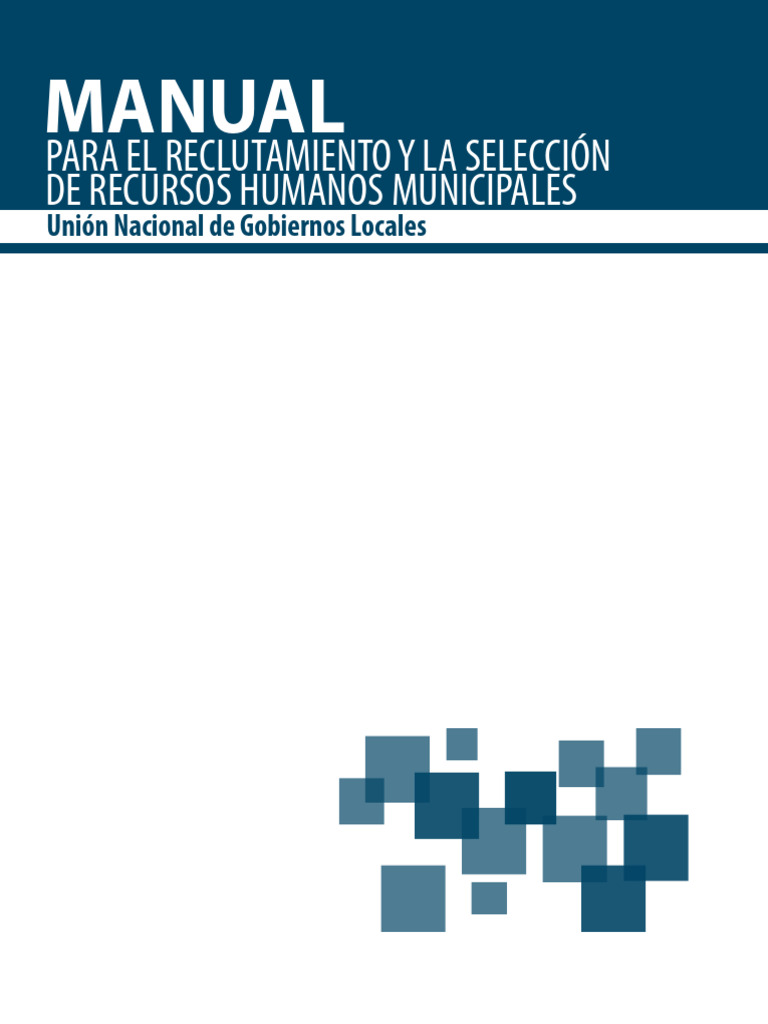 Manual Generico Reclutamiento Seleccion RH | PDF | Gestión de recursos humanos | Reclutamiento