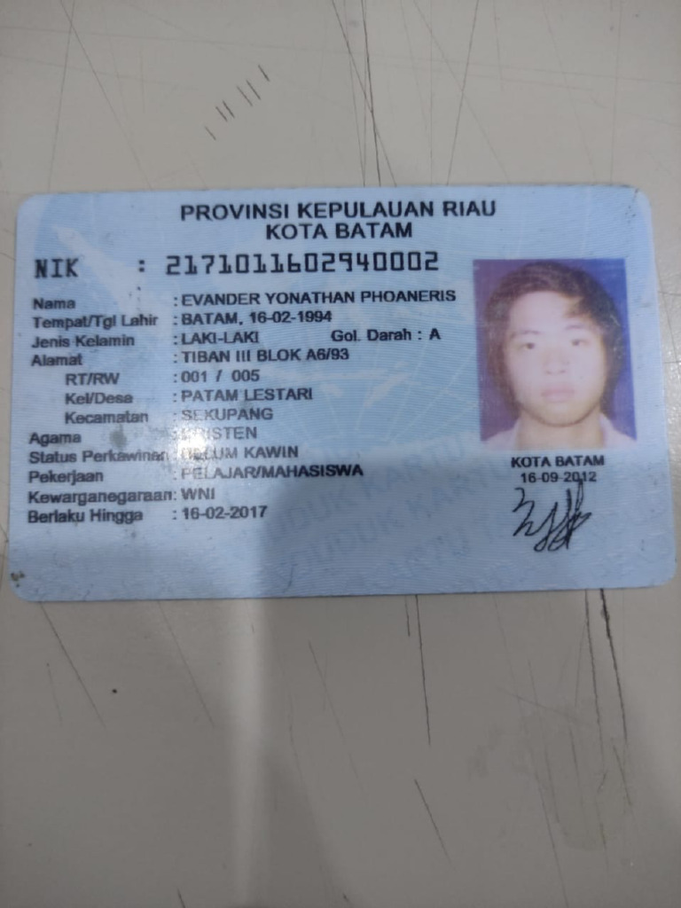 KTP Evander | PDF