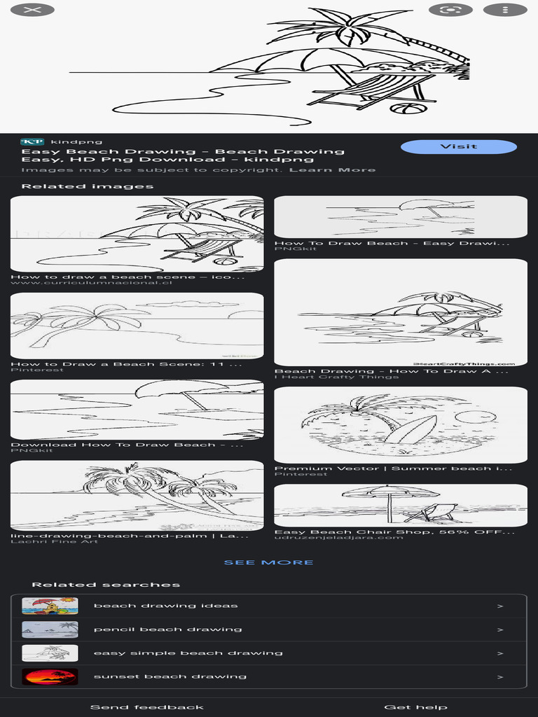 Beach Drawing - Google Search | PDF
