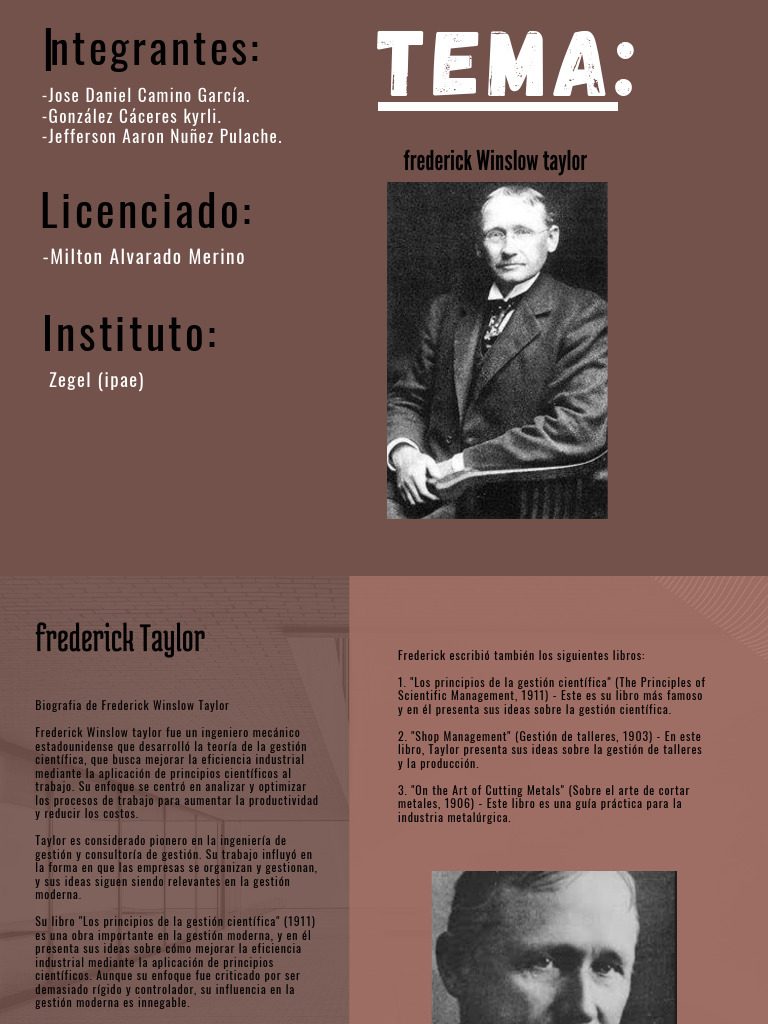 Teoria de Taylor Grupo 3 | PDF | Economias | Business