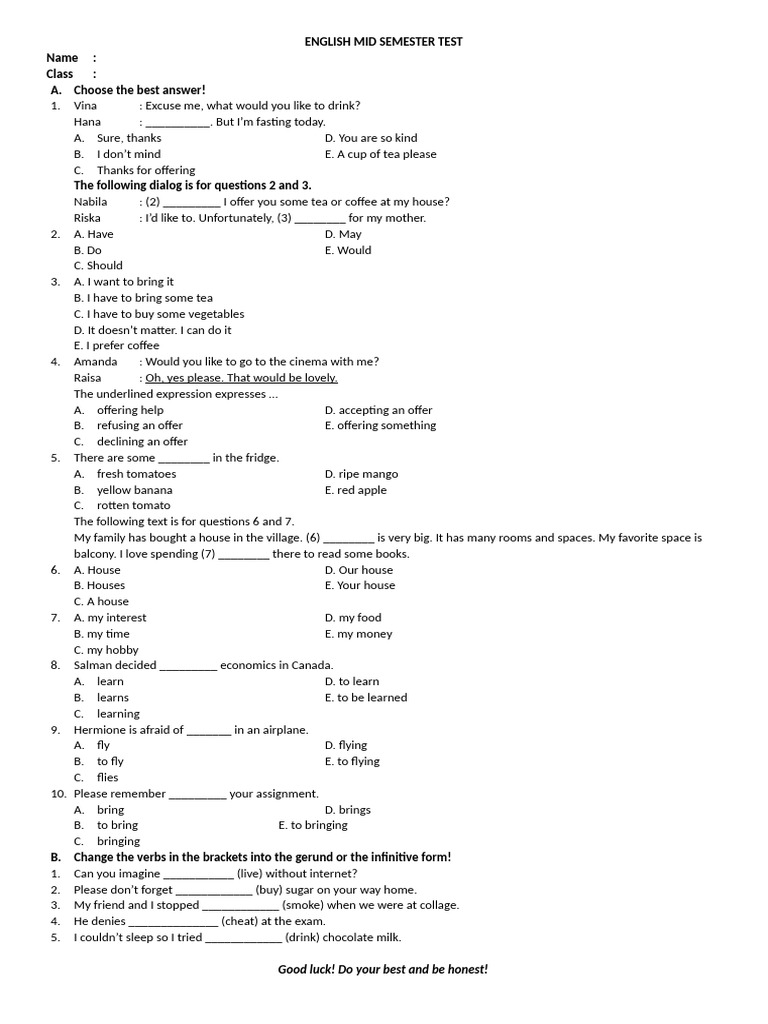 ELA 12 Semester B Exam Review | PDF