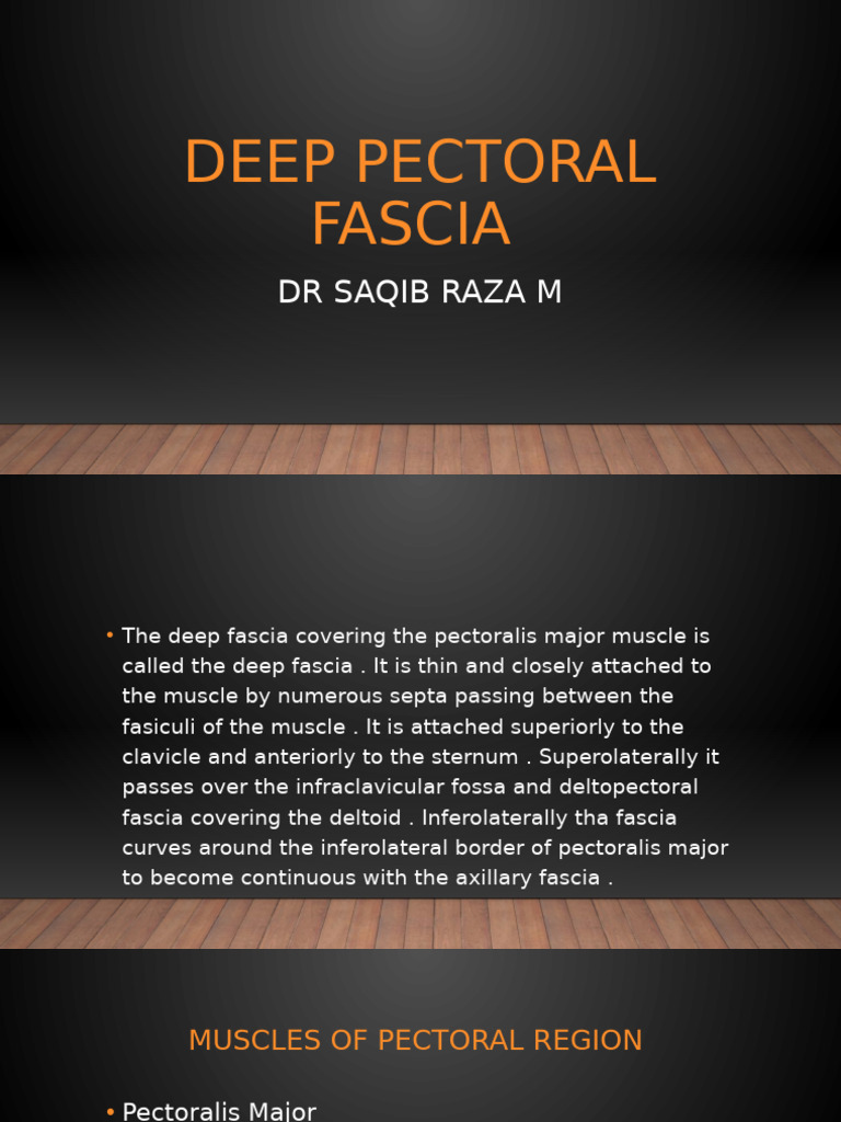Deep pectoral fascia | PDF | Soft Tissue | Musculoskeletal System