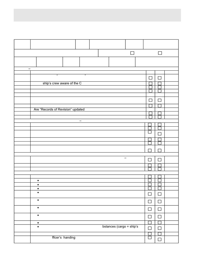 GR Vii - No 2 - Isps Audit Rev.3 | PDF | Water Transport | Shipping