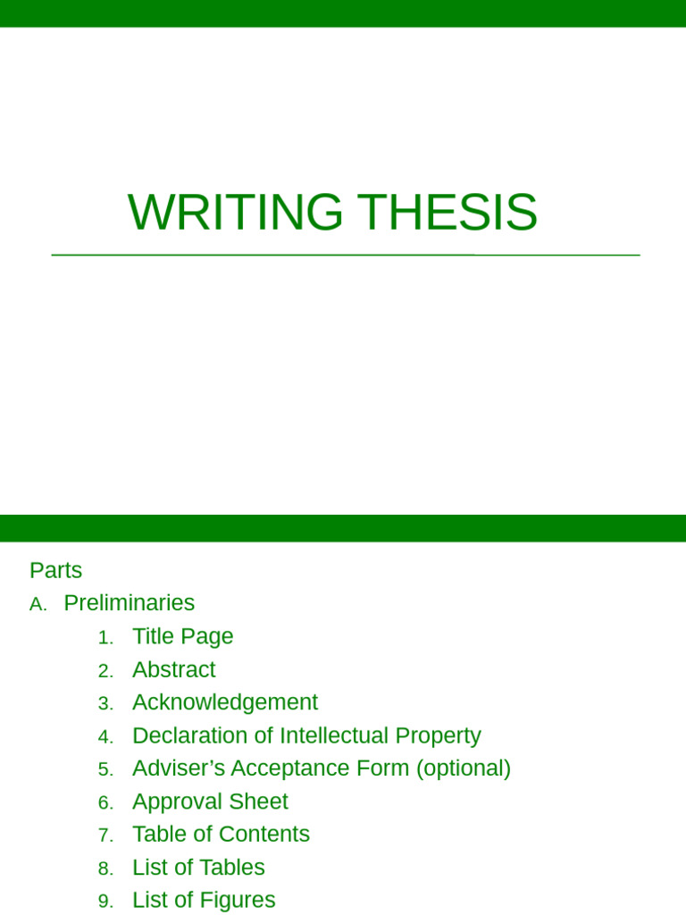 Thesis Writing Presentation | PDF | Sampling (Statistics) | Methodology