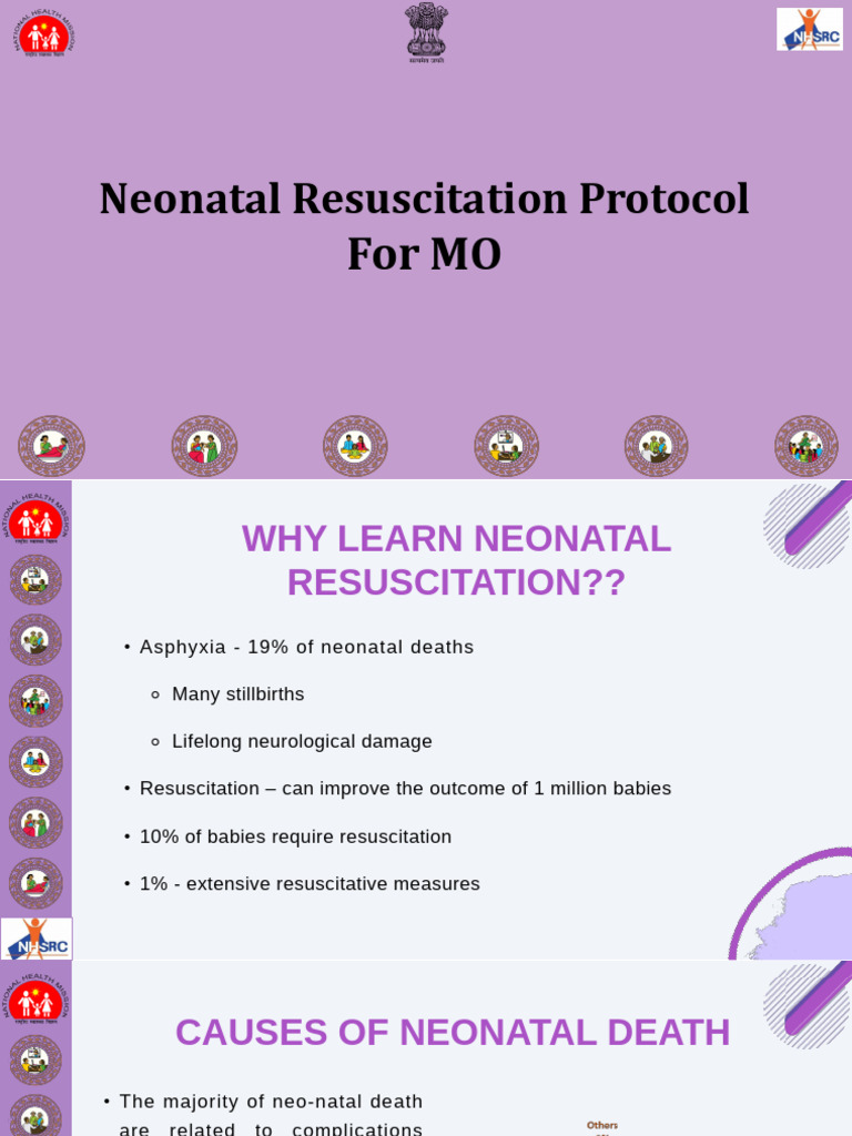 Neonatal Resuscitation Protocol Guide | PDF | Cardiopulmonary ...