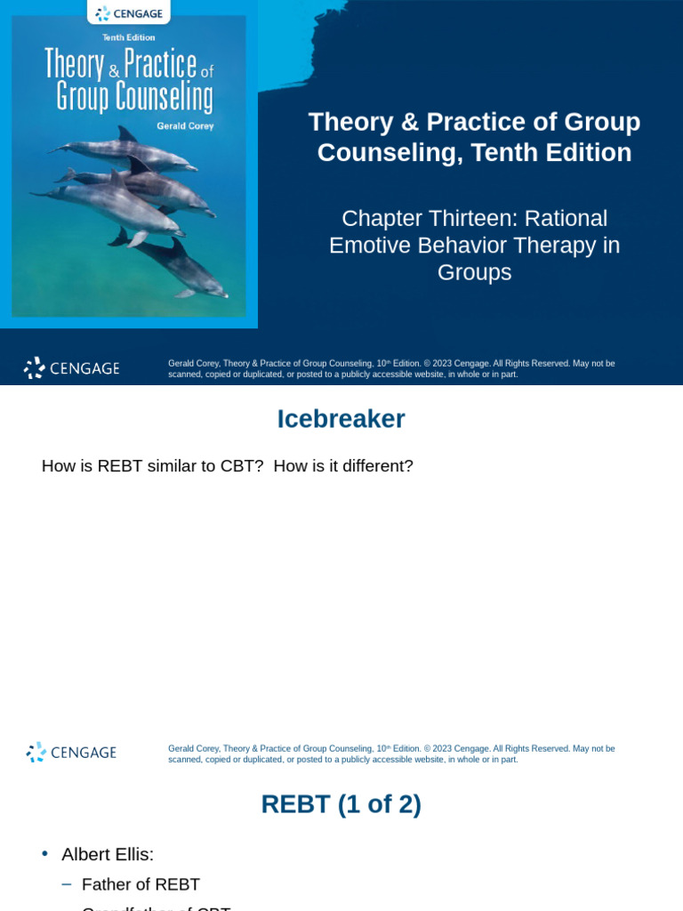 Chapter 13 PPT on REBT in Groups | PDF | Rational Emotive Behavior Therapy | Psychology