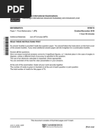 Cambridge AS & A Level Math Papers 2025 | PDF | Circle | Cartesian ...