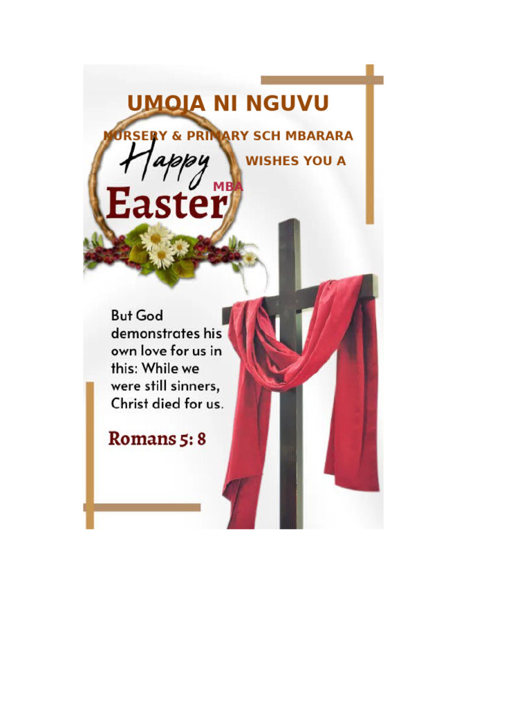 Easter Card Umoja | PDF