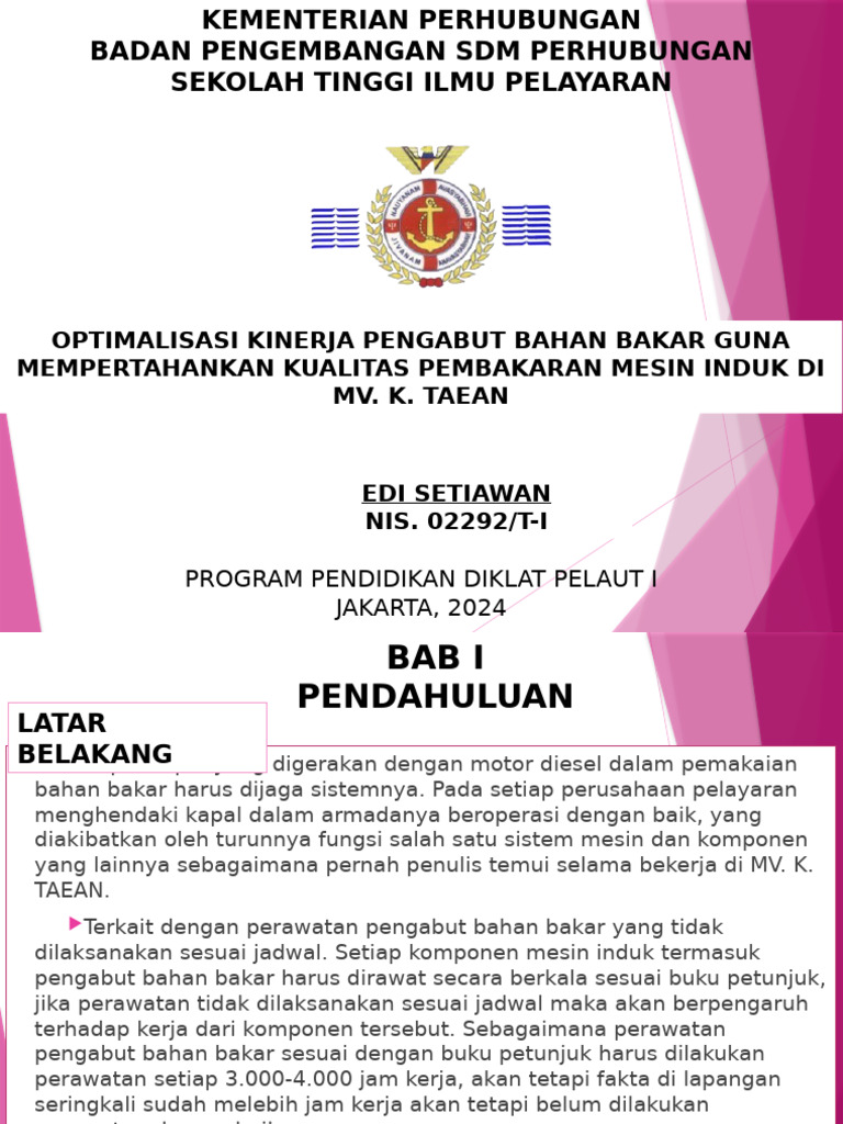 Presentasi Edi Setiawan | PDF