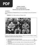 Bantu Eduction Research Question | PDF | Interview | Apartheid