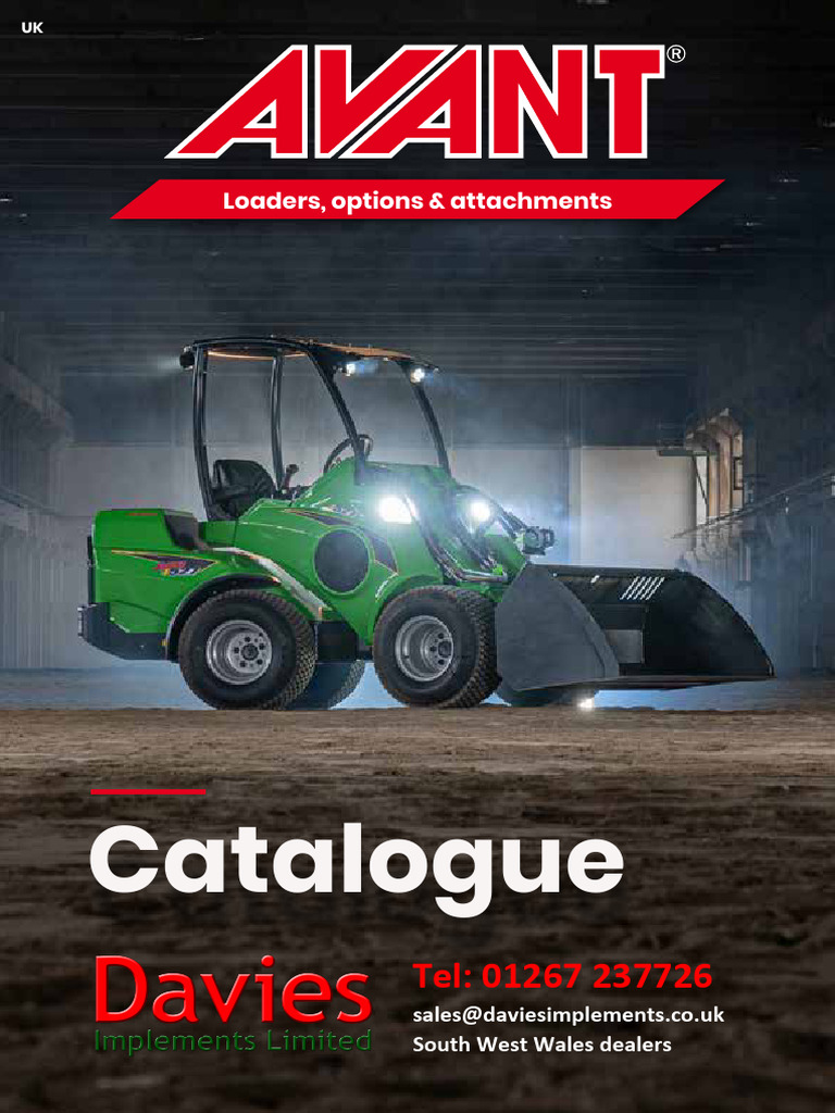 Avant UK Brochure 2024 v3 | PDF | Diesel Engine | Horsepower
