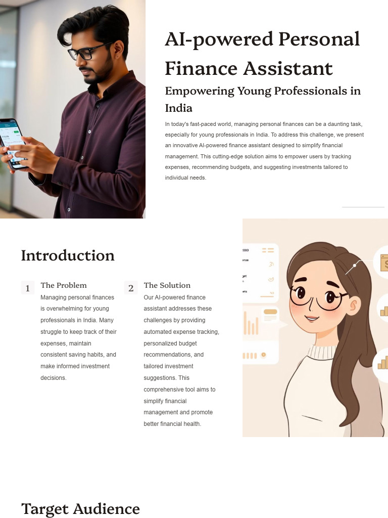 AI Finance Assistant for Young Indians | PDF | Expense | Budget