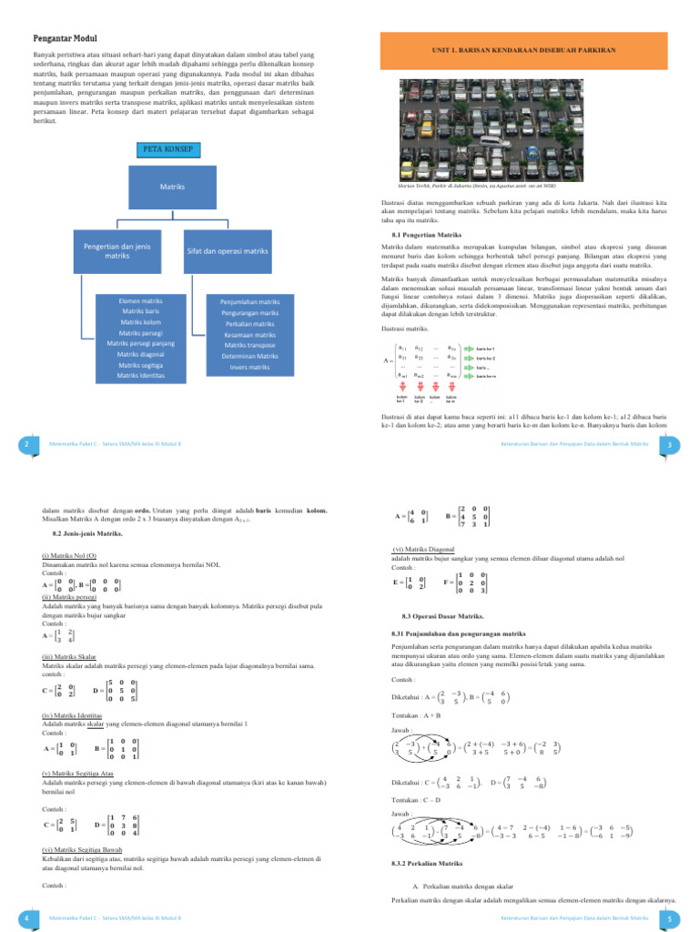 Keteraturan Barisan dan Matriks Data | PDF