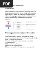 Lab Report | PDF | Thermogravimetric Analysis | Physical Sciences