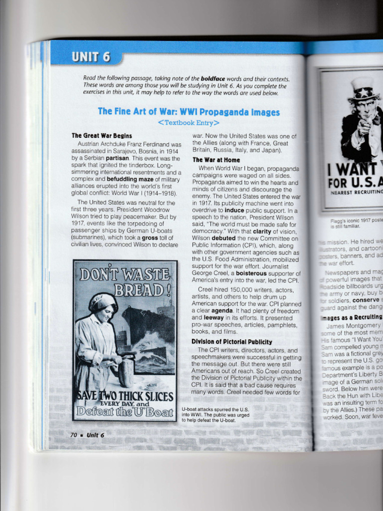 Vocabulary Workshop (Unit 6) | PDF