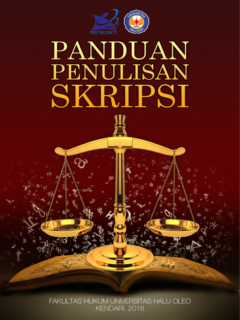 Panduan Penulisan Skripsi FH UHO-1 | PDF