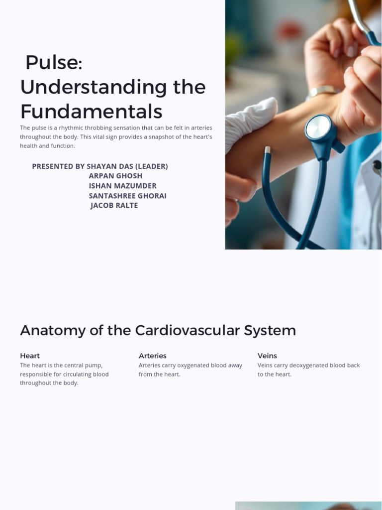 Medical-Pulse-Understanding-the-Fundamentals.pdf | PDF | Heart Rate | Pulse