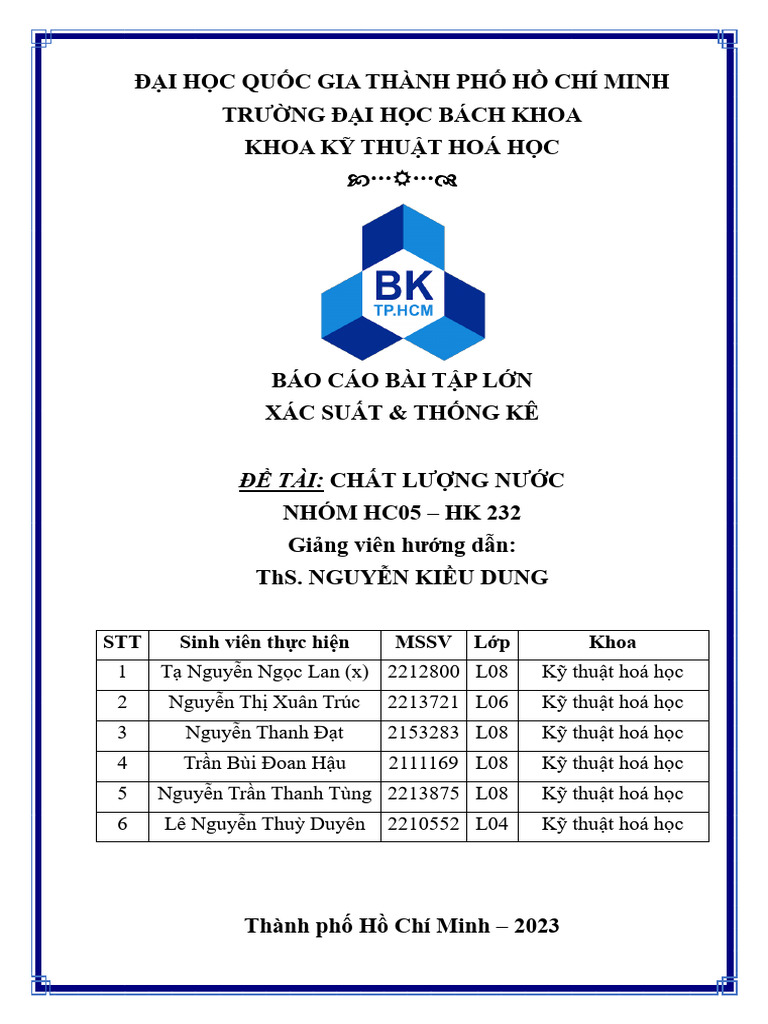 Btl Xstk Hc05 - Hk232 | PDF