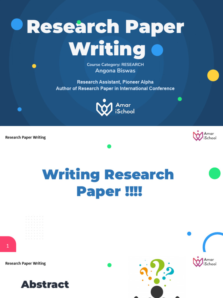 Research Paper Writing Course | PDF | Radar | Machine Learning
