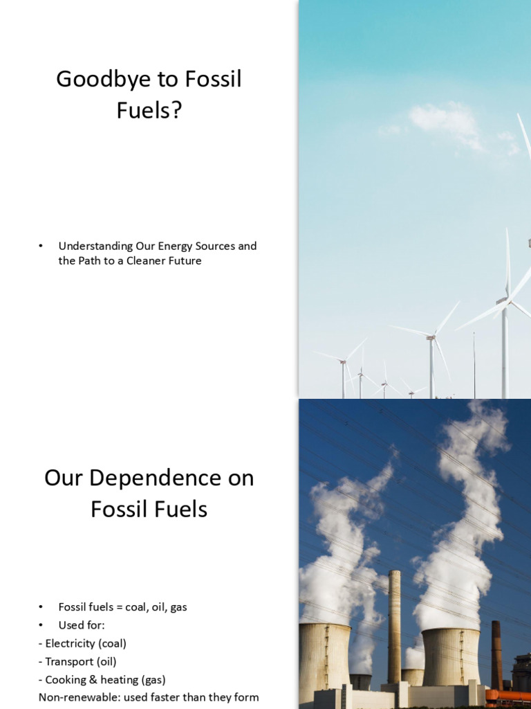 Transitioning from Fossil Fuels to Renewables | PDF