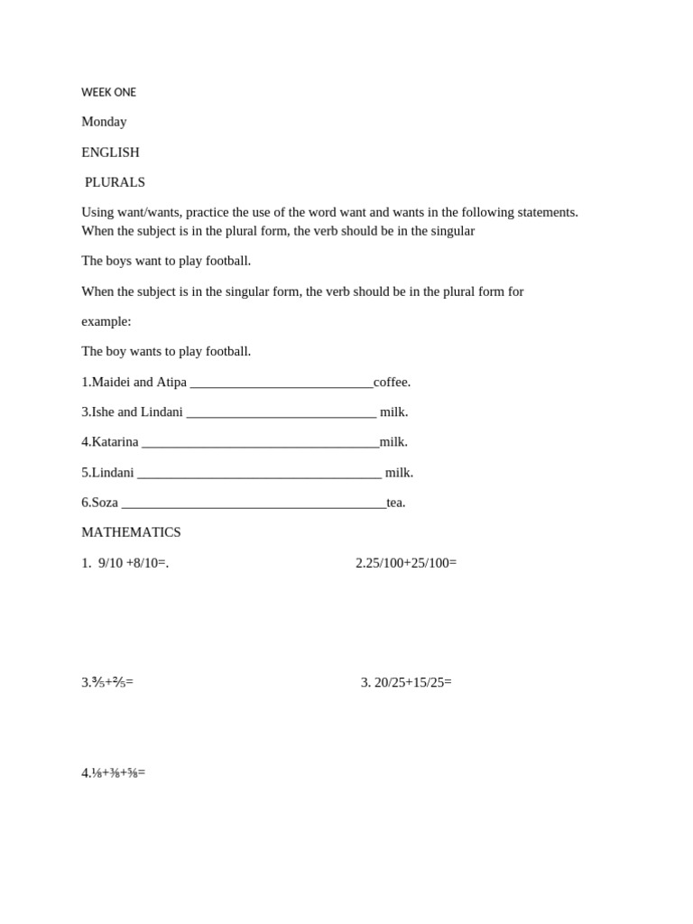 Grade 5 Weekly Lesson Plans | PDF