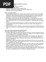 Local Government Structures in Uganda | PDF | Leadership | Uganda
