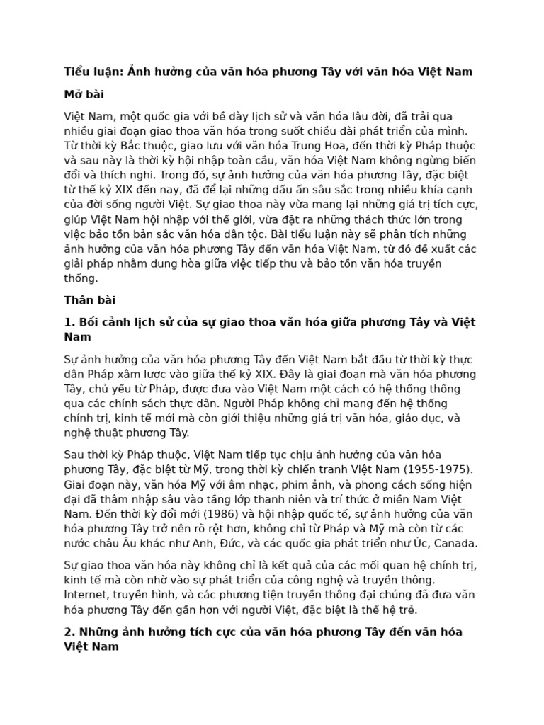 Tiểu luận csvh | PDF