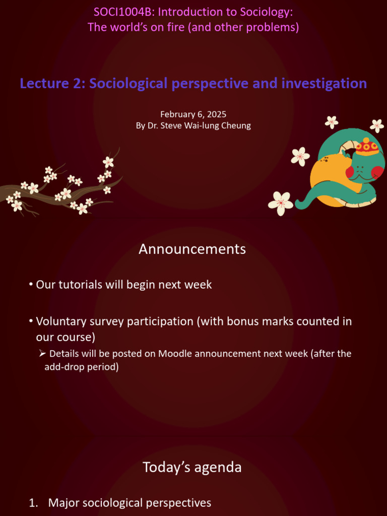 Sociological Perspectives and Research Methods | PDF | Sociology ...