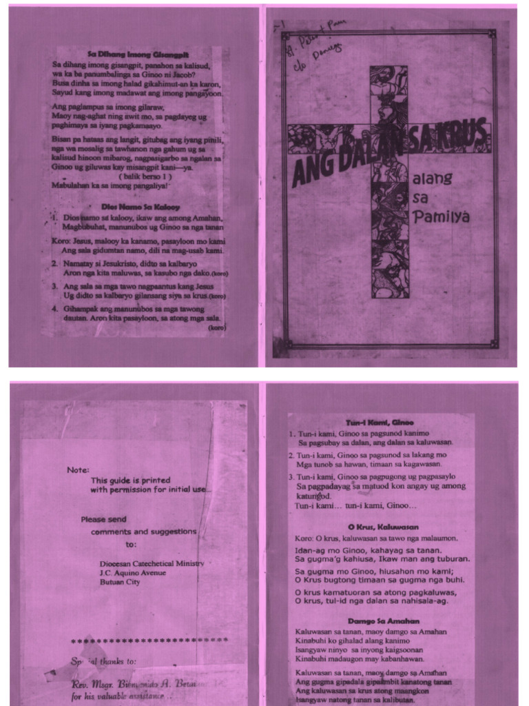Ang Dalan Sa Krus | PDF