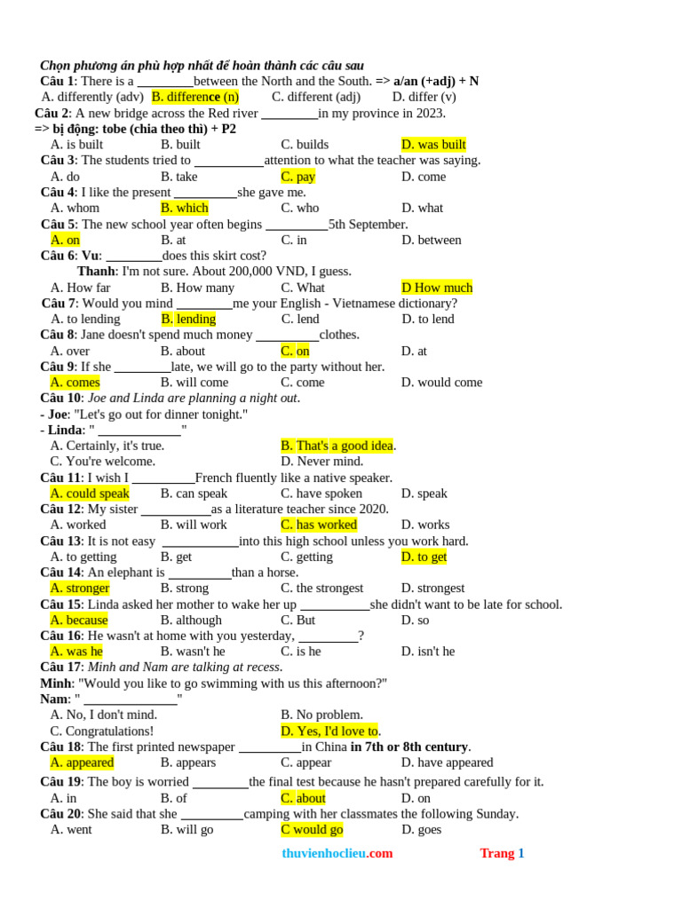 0604 Tùng 2 - CH A | PDF | Vietnam