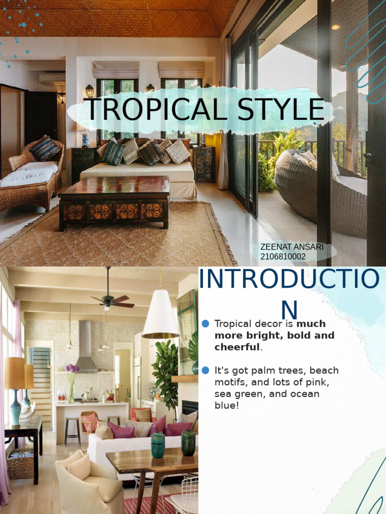 Tropical Interior Design Essentials | PDF