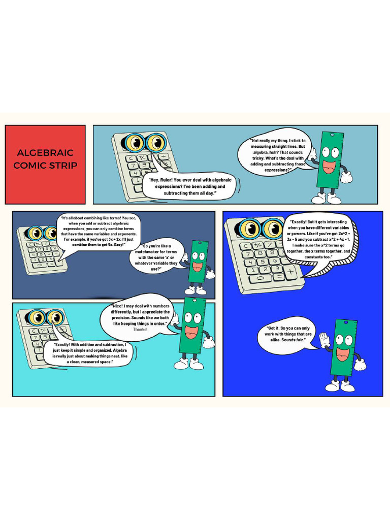 Math comic strip | PDF