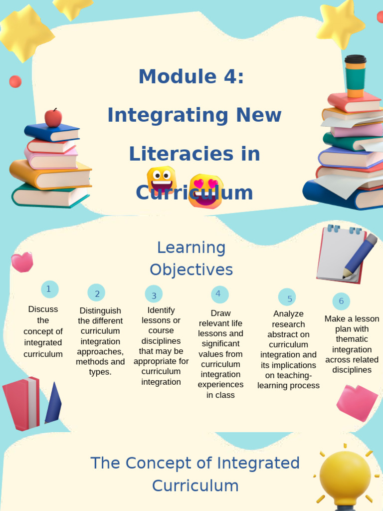Integrating New Literacies | PDF | Curriculum | Interdisciplinarity
