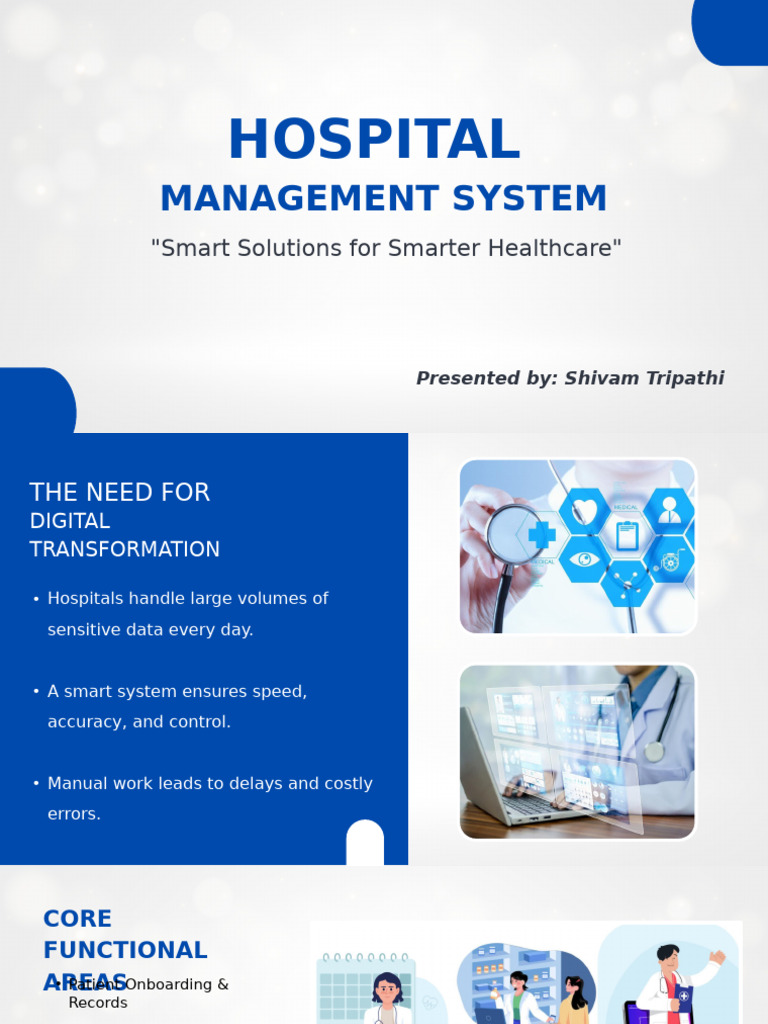 Hospital Management System Presentation | PDF